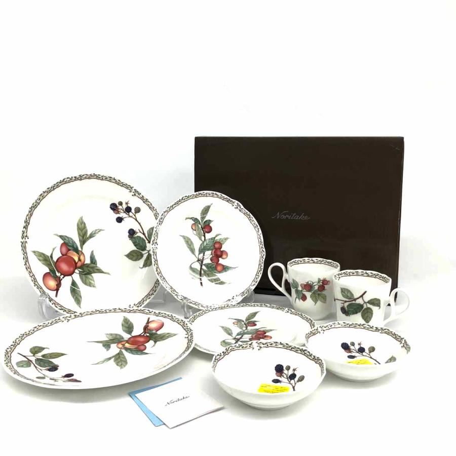 Noritake ノリタケ オーチャードガーデン 食器セット 8PCセット 箱付 新品同様 P008B/4911 ホワイト マグカップ 皿 :1-240002166147:リサイクルショップ ...