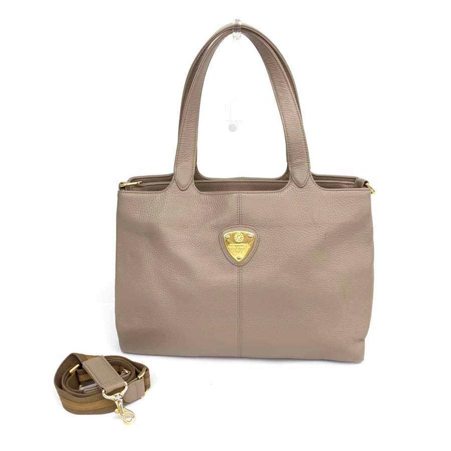 ATAO アタオ 2WAYバッグ グレージュ レザー 3室 レディース ハンド トート ショルダー bag 鞄 : リサイクルショップ ...