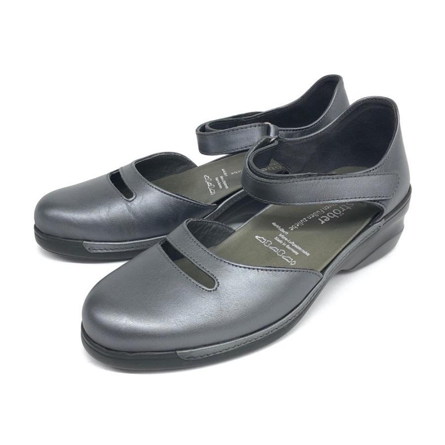 strober ストロバー アンクルストラップパンプス 良好 4 シルバーカラー レディース 靴 シューズ shoes : リサイクルショップ ...