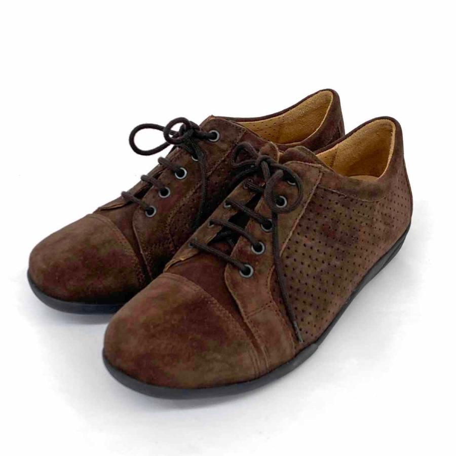 strober ストロバー シューズ サイズ4 ブラウン スエード パンチング レディース 靴 shoes : リサイクルショップティファナ - 通販 - Yahoo!ショッピング