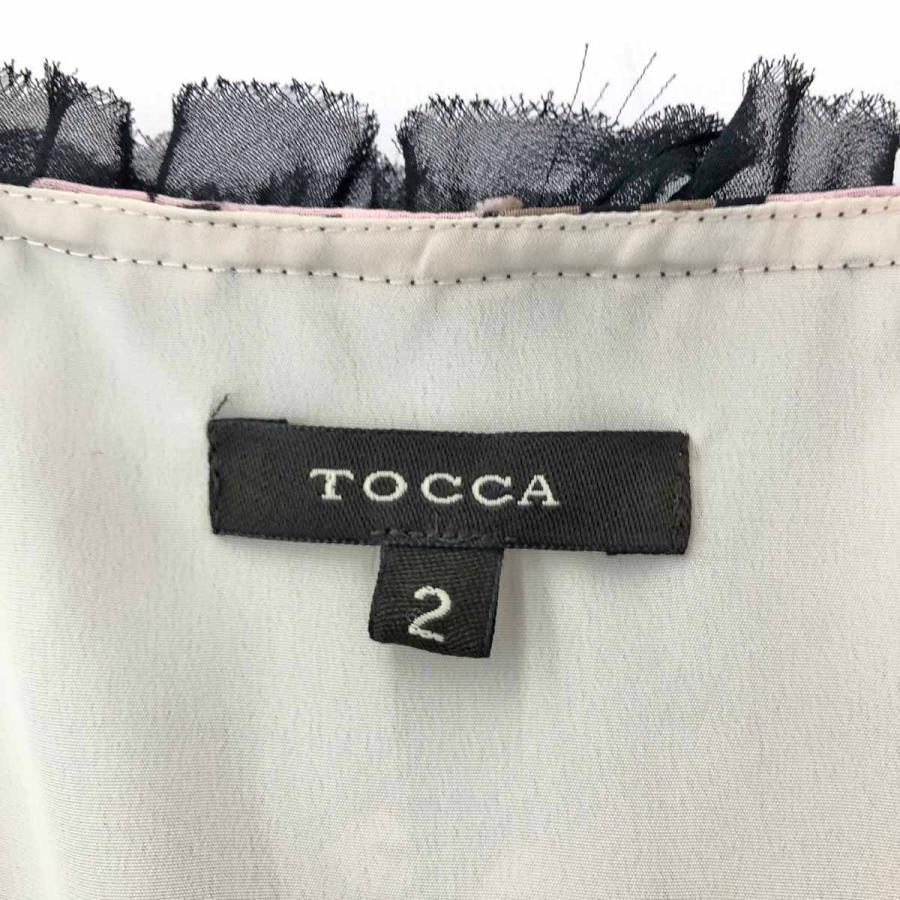 TOCCA トッカ 花柄ワンピース 良好 サイズ2 ブラック レディース 長袖 レース 透け感 Vネック : リサイクルショップティファナ - 通販 - Yahoo!ショッピング