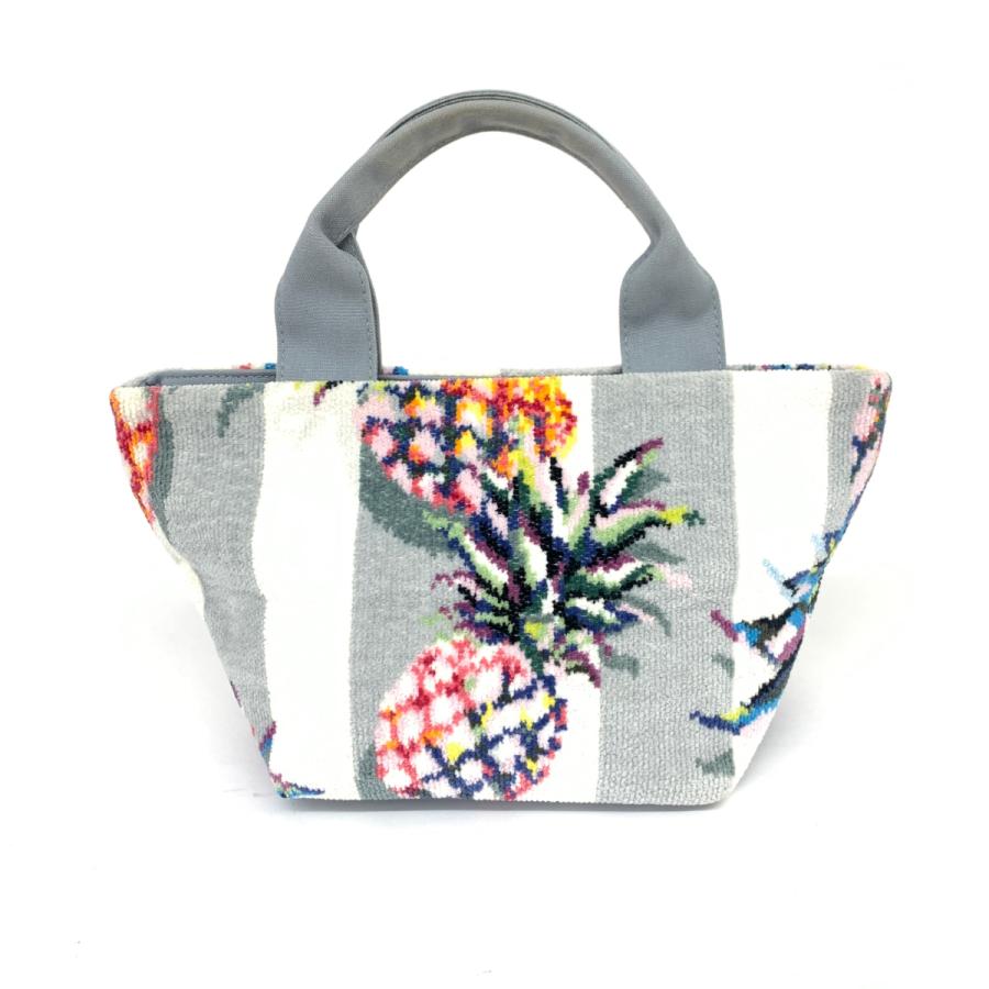 FEILER フェイラー ハンドバッグ ホワイト/ブルー パイナップル レディース bag 鞄 : リサイクルショップティファナ - 通販 ...