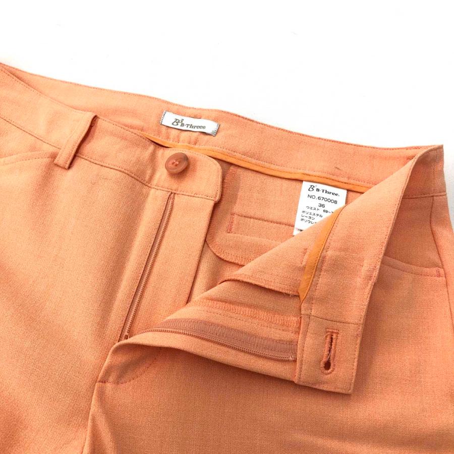 B3 B-THREE ビースリー パンツ サイズ36 ピンク/オレンジ レディース ボトムス ストレッチ : リサイクルショップティファナ - 通販 - Yahoo!ショッピング