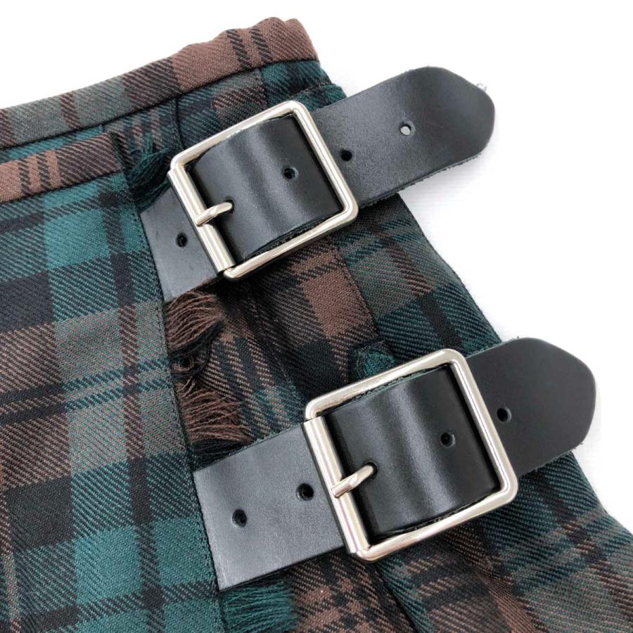 O'NEIL OF DUBLIN オニールオブダブリン 巻きスカート 美品 サイズI40 ブラウン/グリーン レディース ボトムス プリーツ チェック柄 : リサイクルショップティファナ ...