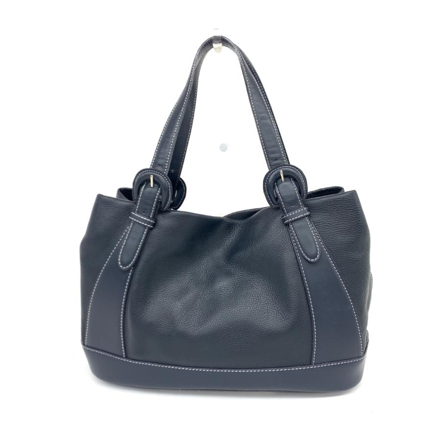 Kitamura キタムラ トートバッグ 良好 ネイビー レザー レディース 肩掛け bag 鞄 : リサイクルショップティファナ - 通販 ...