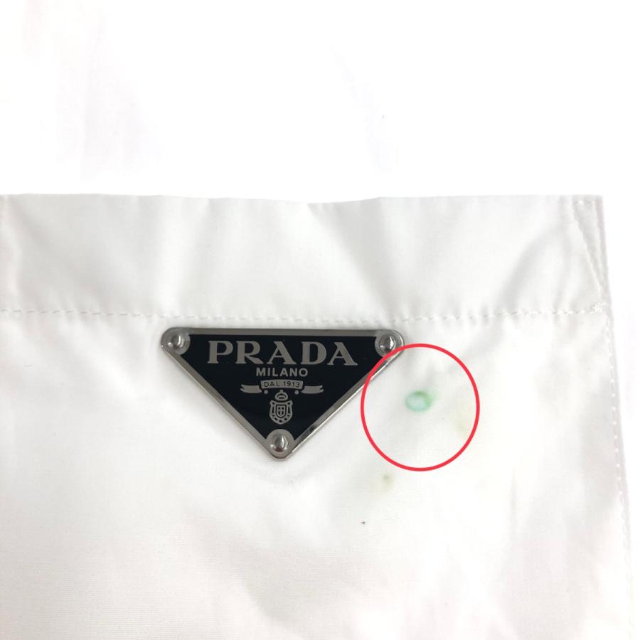 PRADA プラダ ホワイトポプリンシャツ サイズ:36 ホワイト 綿 PRADA プラダ ホワイトポプリンシャツ サイズ:36 ホワイト 綿