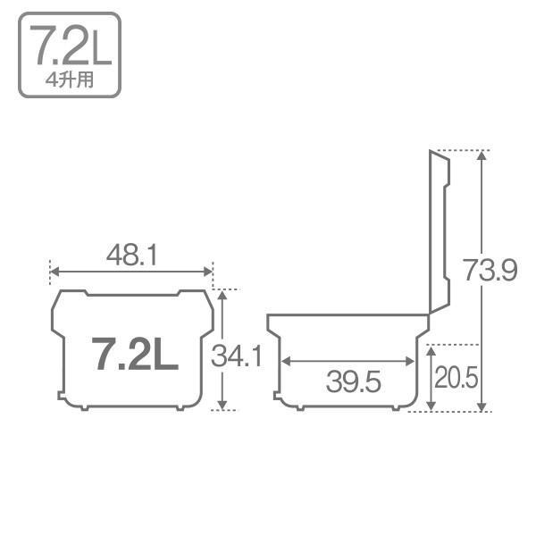 タイガー 業務用 電子ジャー 炊きたて 4升 保温専用 JHC-A721MO 木目 : jhc-a721mo : タイガー魔法瓶 公式ストア - 通販 - Yahoo!ショッピング