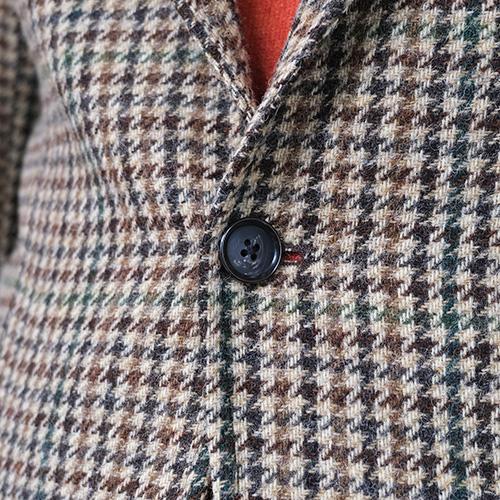 D.C.WHITE ディーシーホワイトHacking Jacket ハッキングジャケット テーラードジャケット ツイード ウール アブラハムムーン社 アメトラ メンズ 〔FL ...