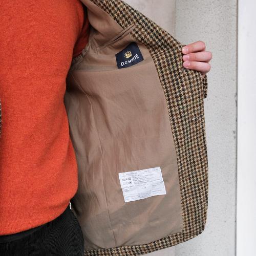 D.C.WHITE ディーシーホワイトHacking Jacket ハッキングジャケット テーラードジャケット ツイード ウール アブラハムムーン社 アメトラ メンズ 〔FL ...