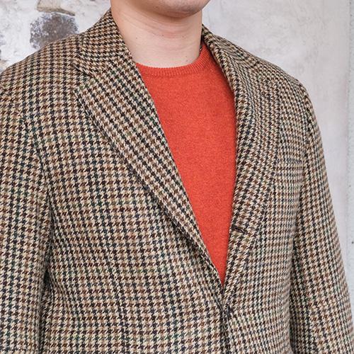 D.C.WHITE ディーシーホワイトHacking Jacket ハッキングジャケット テーラードジャケット ツイード ウール アブラハムムーン社 アメトラ メンズ 〔FL ...