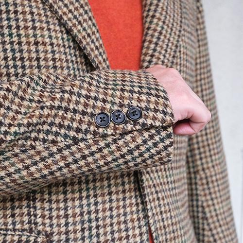 D.C.WHITE ディーシーホワイトHacking Jacket ハッキングジャケット テーラードジャケット ツイード ウール アブラハムムーン社 アメトラ メンズ 〔FL ...