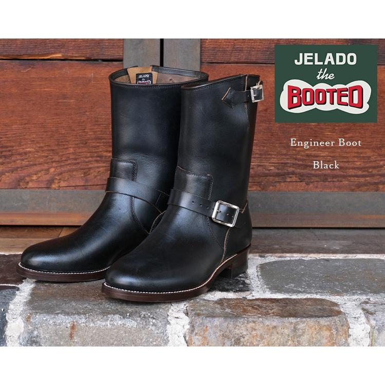 JELADO the BOOTED ENGINEER BOOT BLACK ジェラードザブーテッド JELADO the BOOTED ENGINEER BOOT BLACK ジェラードザブーテッド