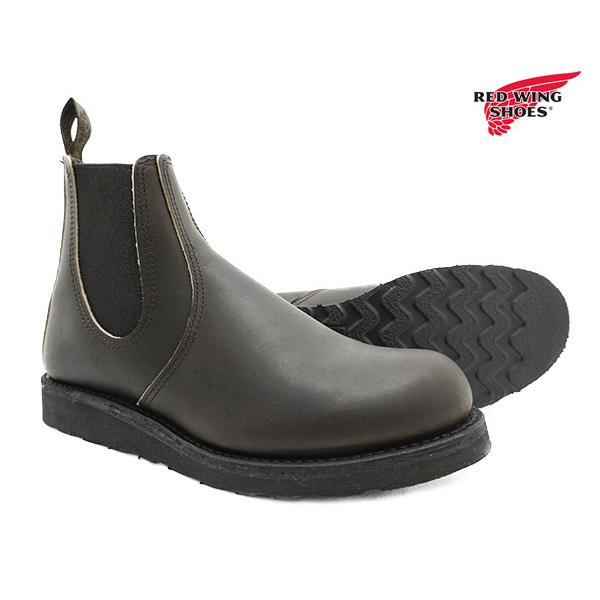 RED WING SHOES レッドウィング REDWING 3191 クラシック チェルシー エボニー ハーネス レザー サイドゴア ブーツ ...