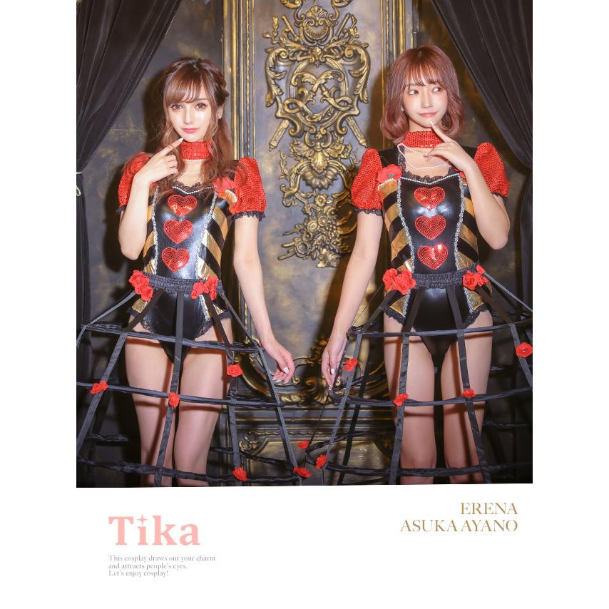 Tika コスプレ 衣装 お化けの日 ハートクイーン コスチューム Tika コスプレ 衣装 お化けの日 ハートクイーン コスチューム