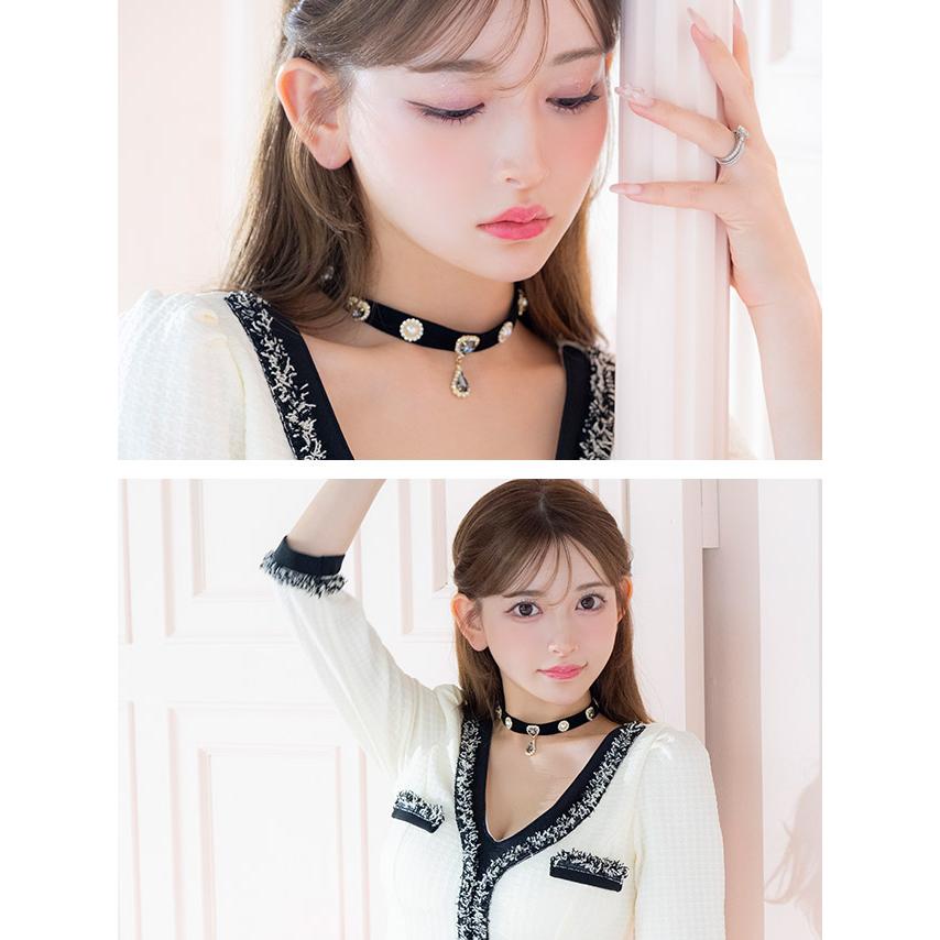 Tika アクセサリー キラキラ ビジュー付き チョーカー キャバ嬢 キャバ嬢アクセ 通販 激安 : Tika ヤフーショッピング店 - 通販 - Yahoo!ショッピング