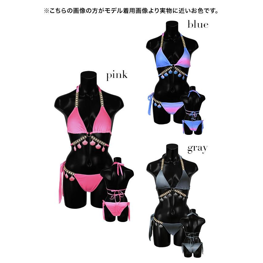 Tika 水着 ビキニ レディース シェル ビジュー 2点セット Tika 水着 ビキニ レディース シェル ビジュー 2点セット