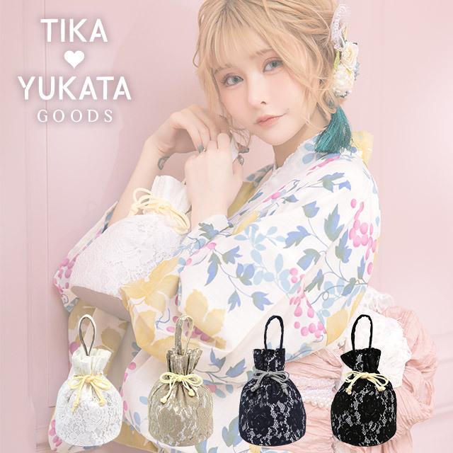 ゆかた 激安 浴衣 バッグ レース 巾着 巾着袋 巾着バッグ 花柄 黒 モカ 紺 白 レディース 女性 大人 :tk-ykg2249-rsk:Tika ヤフーショッピング店 - 通販 ...