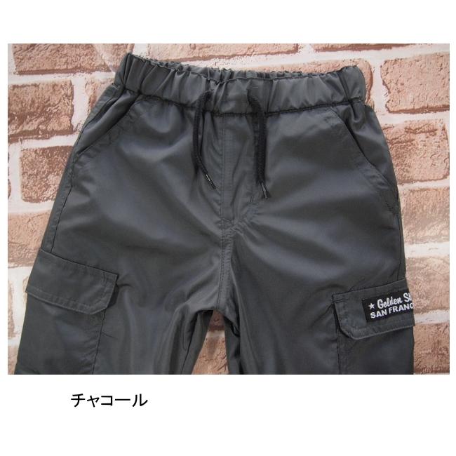 【メール便送料無料】子供服 男の子 裏フリース ナイロン カーゴパンツ 47506 110/120/130/BLUE MART/ブルーマート ...