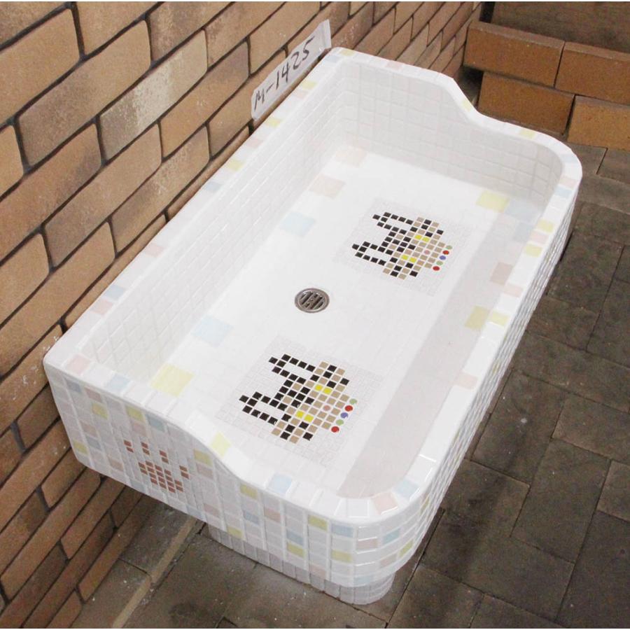 昭和レトロなタイル流し台MサイズM-1425タイル流し シンク : nagasi-retoro-m-1425 : タイルショップたまがわYahoo!店 - 通販 - Yahoo!ショッピング