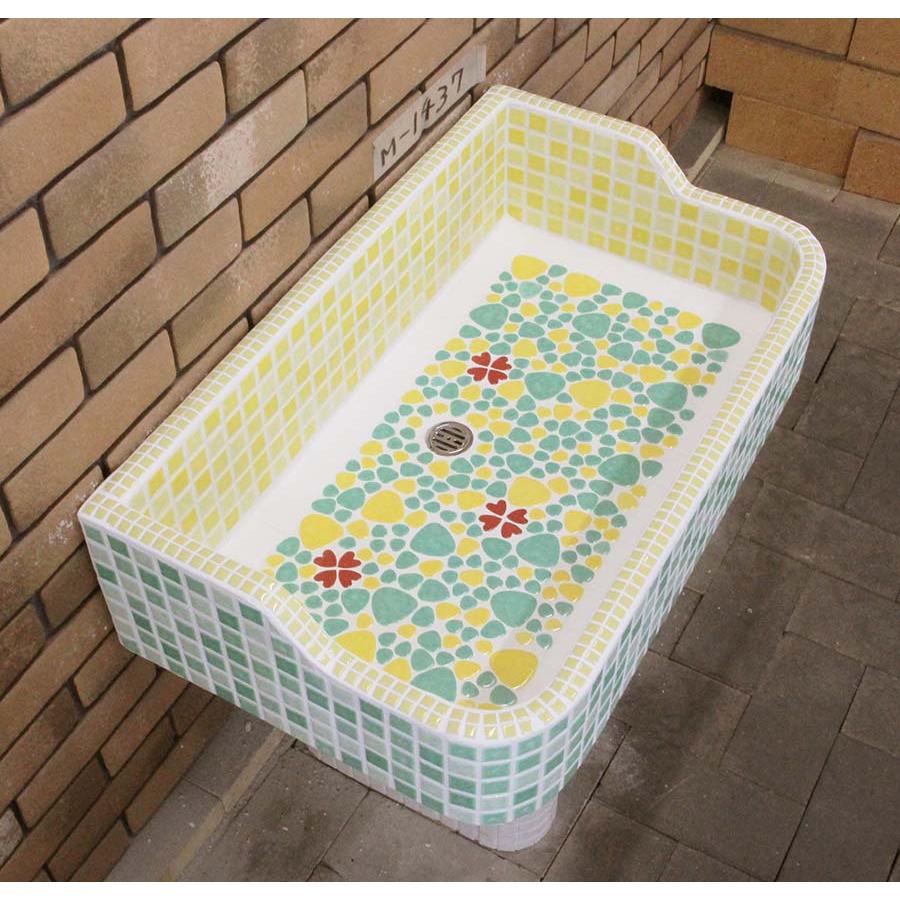 昭和レトロなタイル流し台MサイズM-1437タイル流し シンク : タイルショップたまがわYahoo!店 - 通販 - Yahoo!ショッピング