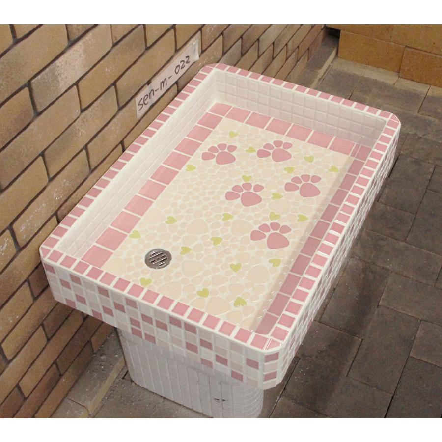 ガーデンパン お子様やペットの足洗いに最適 Mサイズ sen-m-022 レギュラーカラー底面YS使用 送料無料 :nagasi-senmen-m-022:タイルショップたまがわYahoo!店 ...
