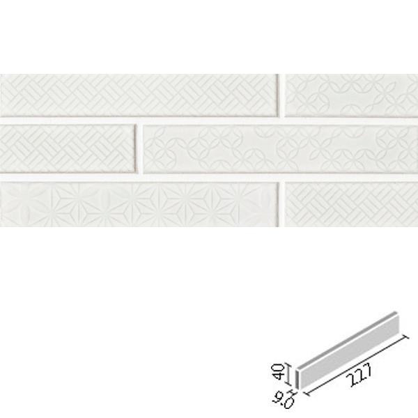 釉かげ ボーダー(レリーフA) DTL-40B/YGE-1A / LIXIL INAX タイル : dtl-40b-yge-1a : タイルショップヤマシタ - 通販 - Yahoo!ショッピング