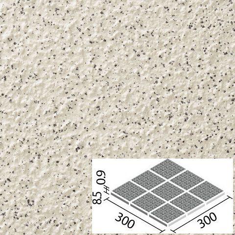 LIXIL ニューイナフロア100・150 100mm角スロープ裏ネット張り（Fパターン）(バラ) PS-100NET/GS-1NF / INAX 外装床タイル 屋外床 : タイルショップ ...