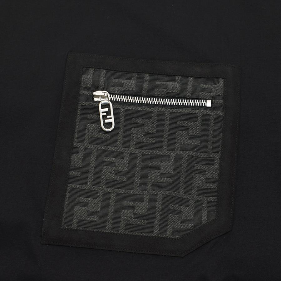 FENDI フェンディ Tシャツ FY1257-APM4-F0QA1 NERO ブラック FENDI フェンディ Tシャツ FY1257-APM4-F0QA1 NERO ブラック