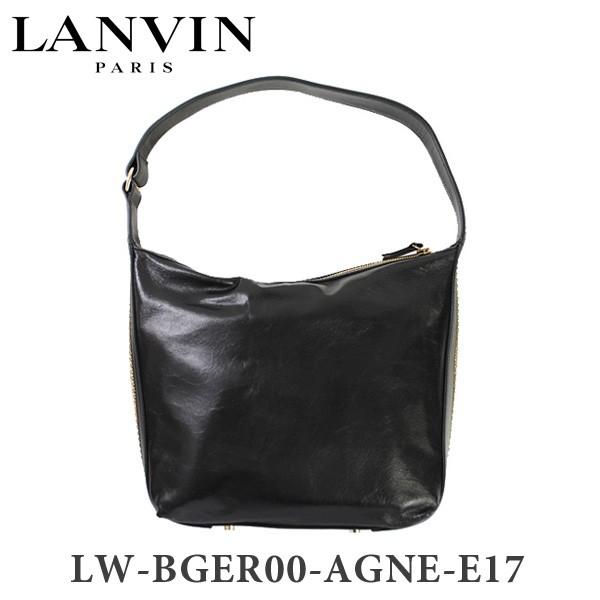 LANVIN（ランバン） LANVIN PARIS （ランバン パリス） Medium Hobo Bag バッグ LW-BGER00-AGNE-E17 10 BLACK レディース ショルダー ...