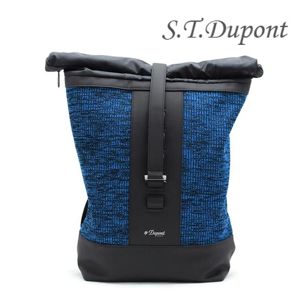S.T.DUPONT S.T. Dupont リュック 195002 Jet Millenials Sac Dos Roule ブルー エス・テー・デュポン メンズ バッグ : タイムクラブ ...