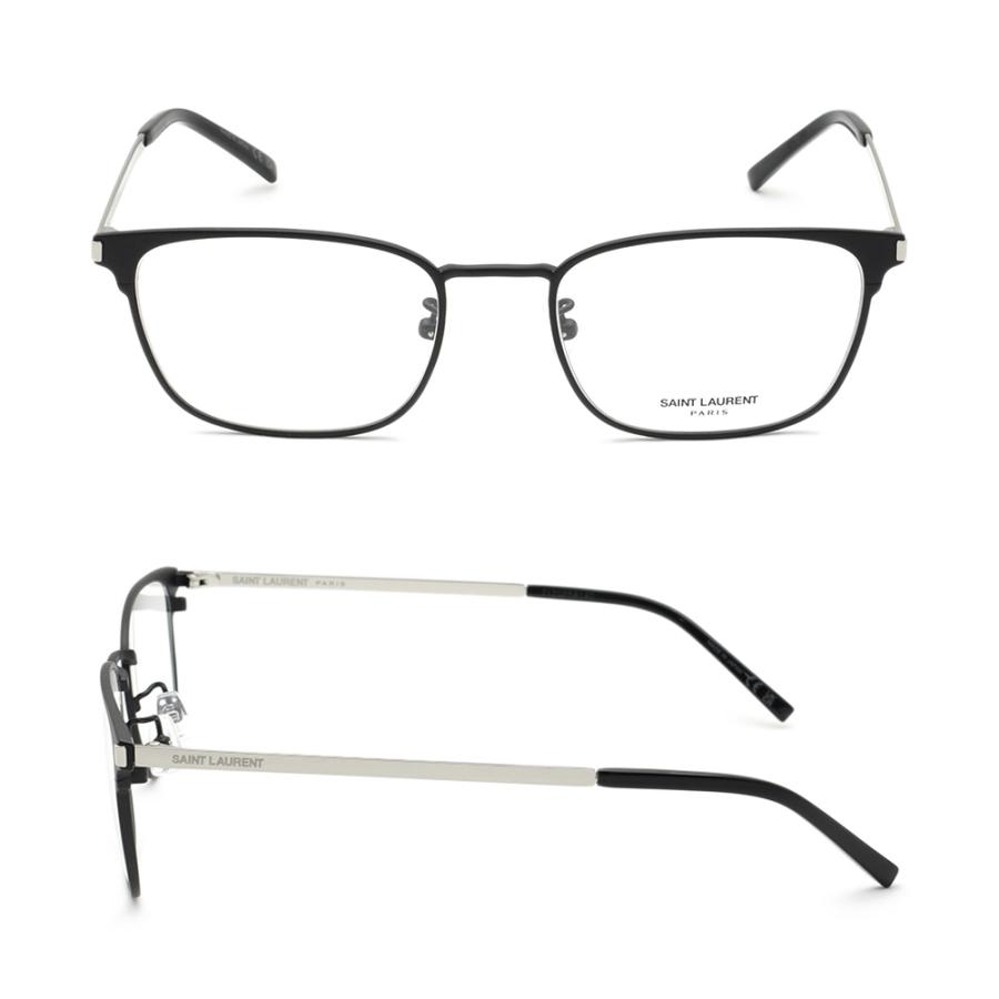 SAINT LAURENT 国内正規品 サンローラン メガネ 眼鏡 フレーム のみ SL 631/J 002 ブラック ノーズパッド メンズ レディース ユニセックス : タイムクラブ ...