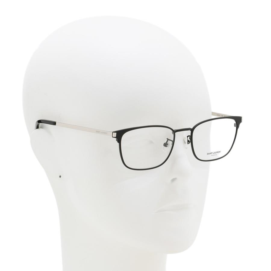 SAINT LAURENT 国内正規品 サンローラン メガネ 眼鏡 フレーム のみ SL 631/J 002 ブラック ノーズパッド メンズ レディース ユニセックス : タイムクラブ ...