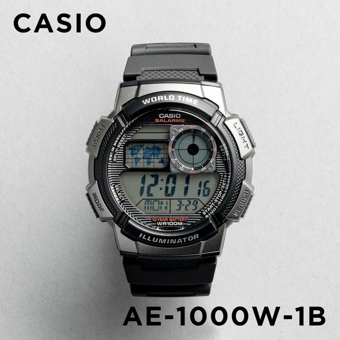 スタンダード デジタル 並行輸入品 10年保証 日本未発売 CASIO STANDARD カシオ AE-1000W-1B 腕時計 時計 ...