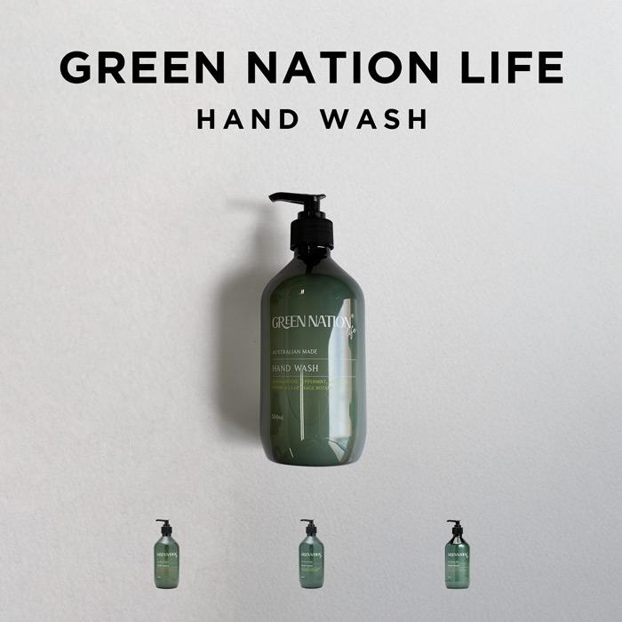 GREEN NATION LIFE HAND WASH 500ML グリーンネイションライフ ハンドウォッシュ ブランド 液体 ソープ 弱酸性 ...