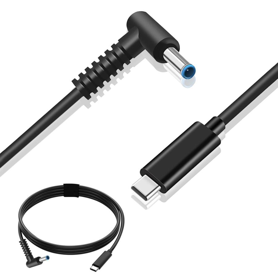 RuiMi Type C USB-C PD トリガーケーブル 電源プラグ (DC 4.5mm /3.0mm) レッツノートパソコン対応充電変換 ...