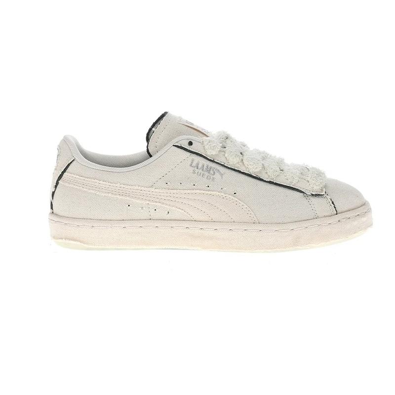 PUMA プーマ スエード ラームス キャンバス Puma Suede Laams Blank Canvas Lace Up Sneakers ...
