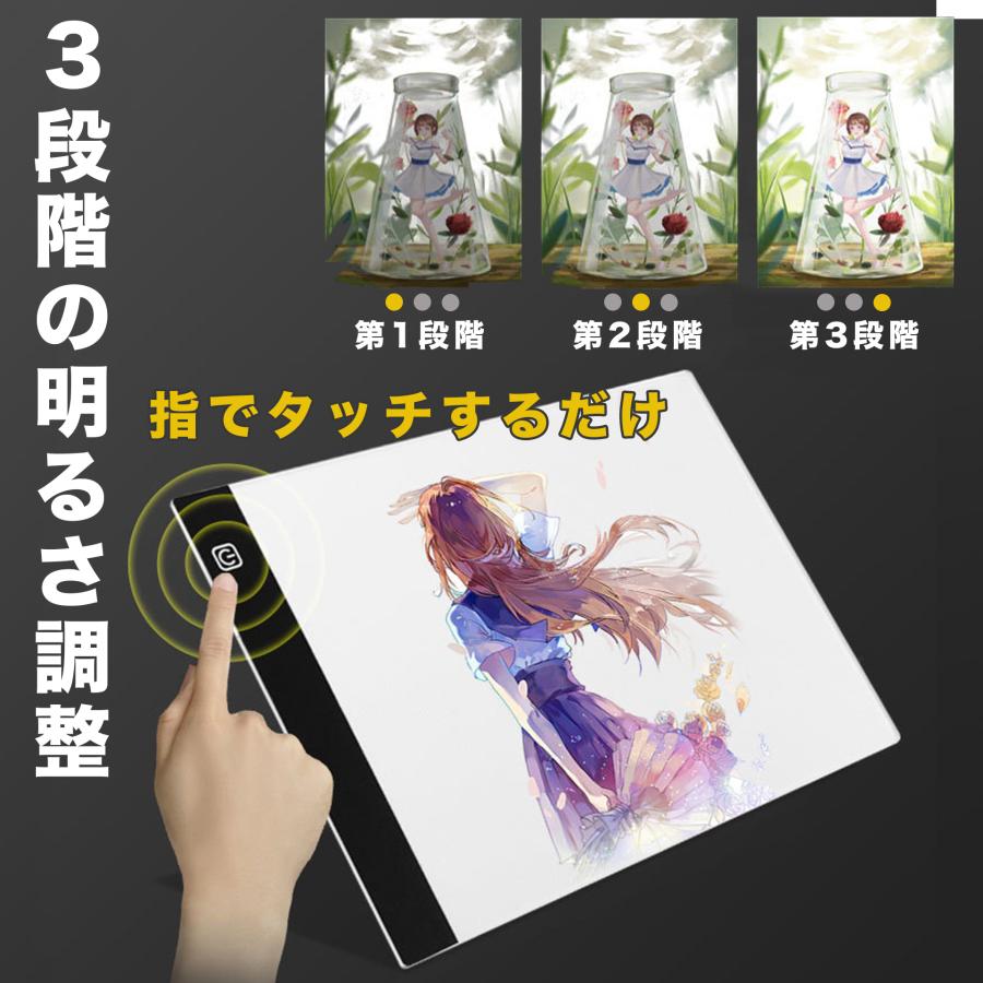 トレース台 LED A4 ライトテーブル トレースボード トレーサー 薄型 調光 : ティノテンダ - 通販 - Yahoo!ショッピング