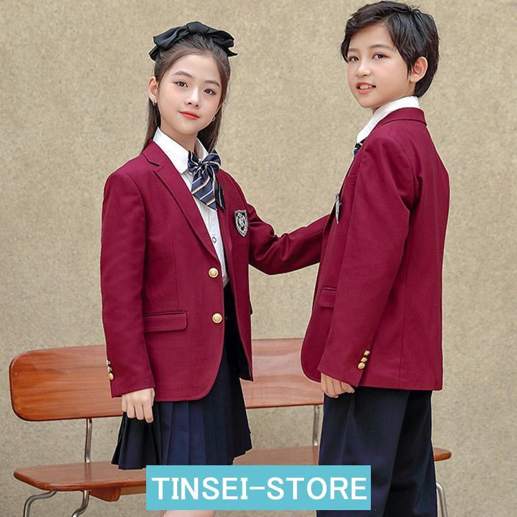 新品 蝶ネクタイ 女の子 入学式 4点セット 男の子 制服 大きめ 中学生 発表会 ワインレッド グレー 紺 ネイビー 小学生 子供服 卒業式 七五三 誕生 : TINSEIヤフー店 - 通販 ...