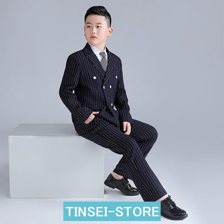 卒業式 ゆったりサイズ 男の子 スーツ b体 フォーマル 子供服 ピアノ発表会 制服 ズボン ベスト タキシード 130 140 150 160 170 18 : TINSEIヤフー店 ...