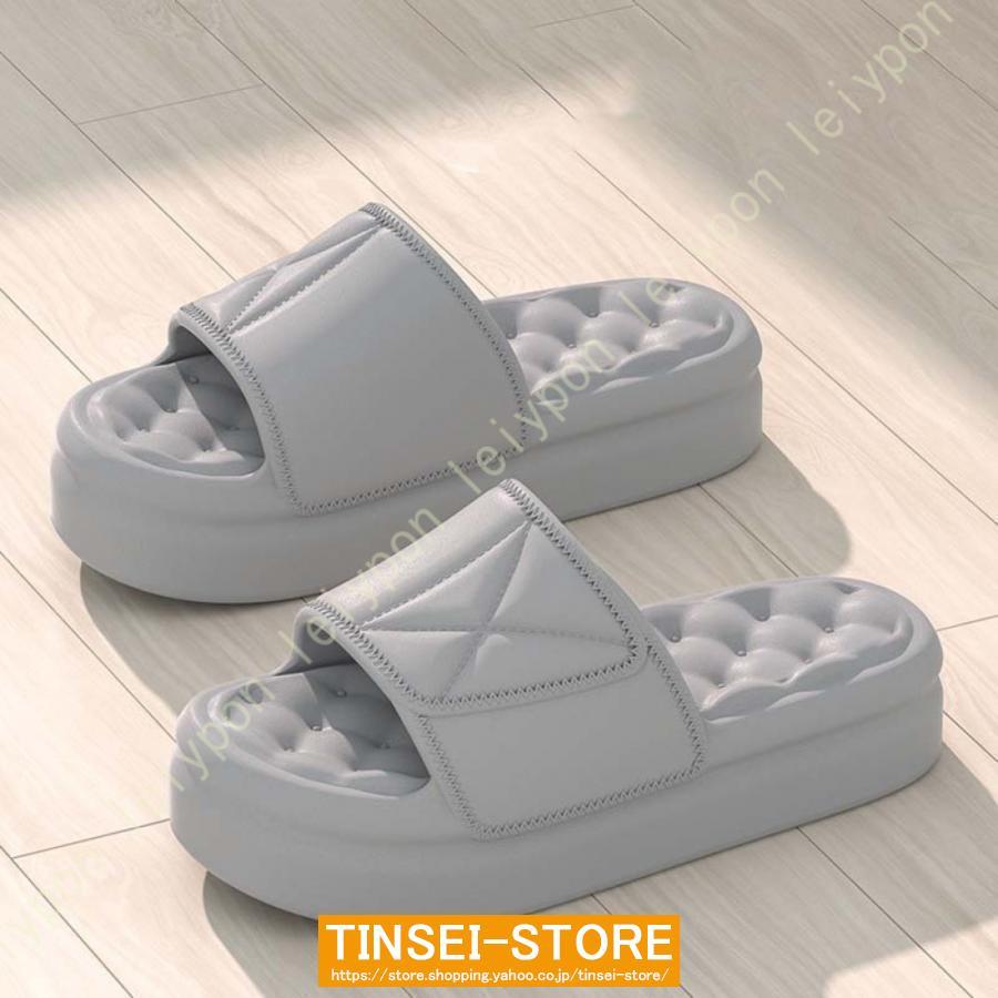 抗菌防臭素材 スリッパ サンダル 超軽量 滑り止め 男女兼用 スリッパ室外 厚底サンダル やわらかい メンズ リカバリー EVA 抗菌防臭 静音 速乾性 バスルーム : TINSEIヤフー店 ...