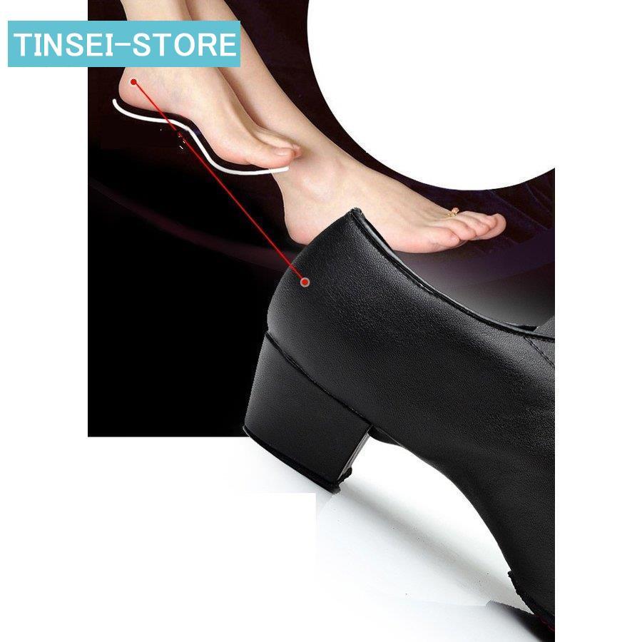 社交ダンスシューズ メンズ 女性 レディース 安定感ステージ用に適 ジャズダンス puモダン 太ヒール ラテンダンスシューズ フォークダンス ヒール4.5cm : TINSEIヤフー店 ...