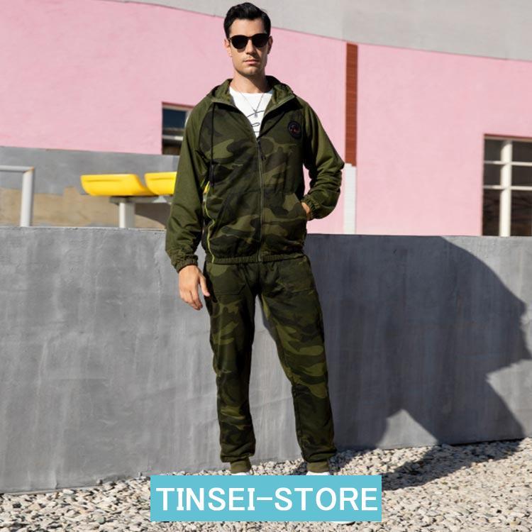 ジャージ 上下 メンズ 春秋 秋冬 秋 冬 ジャージ上下 アメカジ フード付き ジップアップ セットアップ パーカー スウェット トレーナー : TINSEIヤフー店 - 通販 - Yahoo ...
