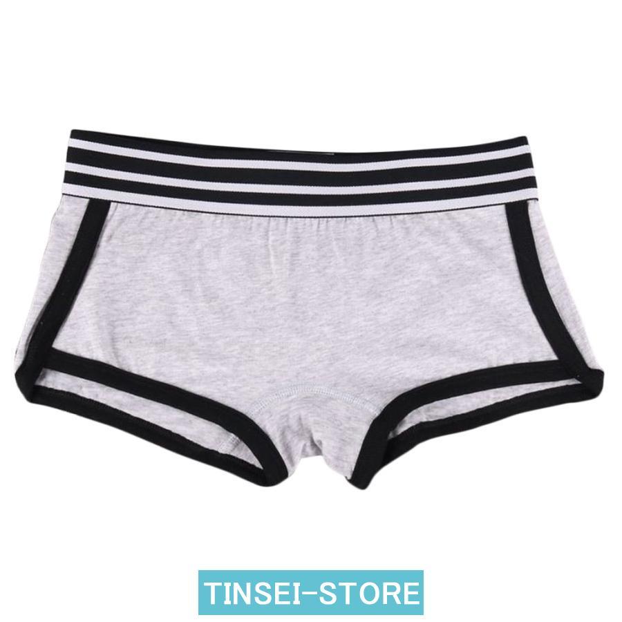 レディースショーツ ボックスショーツ ボクサーパンツ パンツ パンティー レディース ボーイレッグ スポーティー ライン シンプル 無地 カラバリ豊富 : TINSEIヤフー店 - 通販 ...