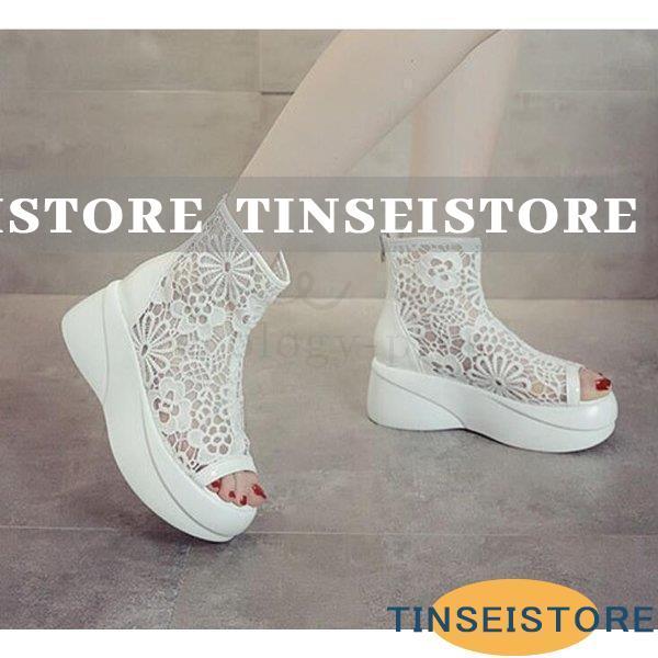 サマーブーツメッシュ入り厚底サンダル夏ブーサン透かしメッシュ切替シークレットインヒール厚底ウェッジショートブーツ :yyt-524-ty31:TINSEIヤフー店 - 通販 - Yahoo ...