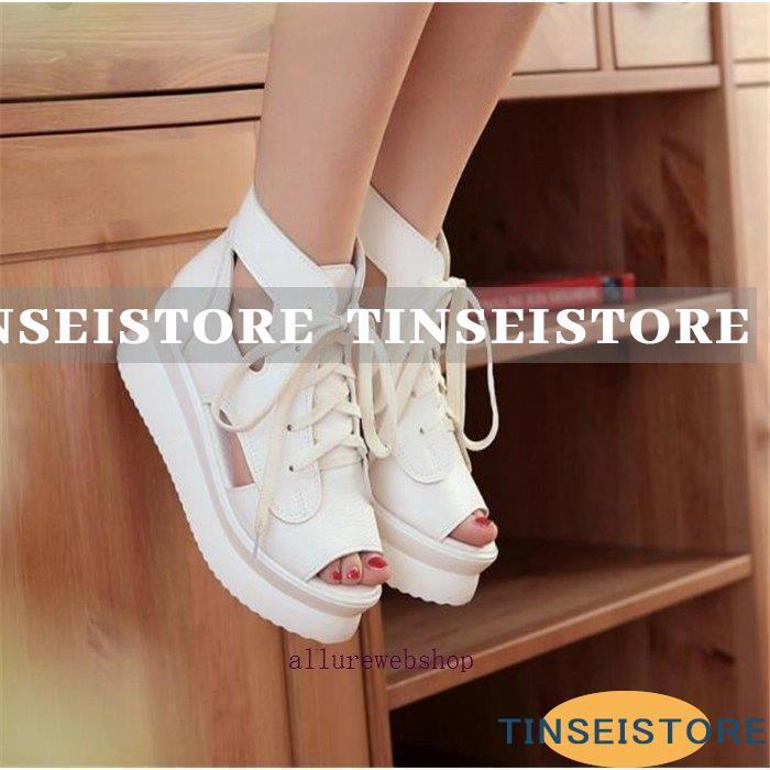 サンダル レディース 厚底 レースアップサンダル サマーブーツ 編み上げ 厚底サンダル サマーブーツ夏ブーツサンダルブーサン : TINSEIヤフー店 - 通販 - Yahoo!ショッピング