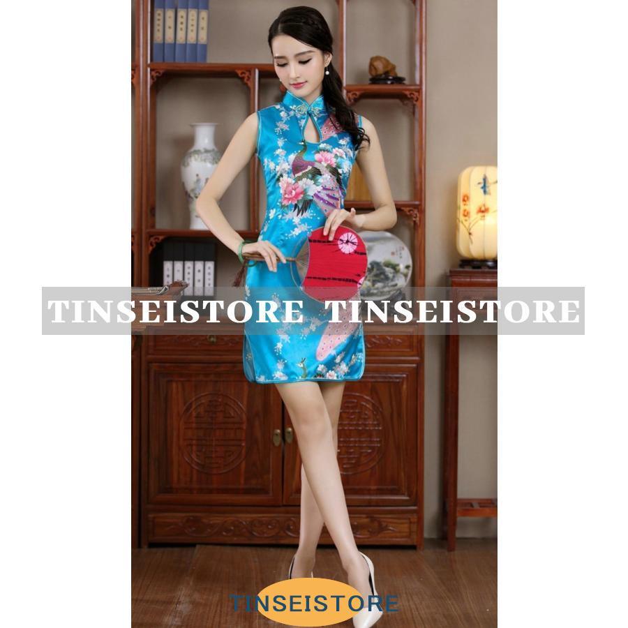 チャイナドレス ミニ ノースリーブ チャイナ風 コスプレ チャイナ服 コスチューム パーティー ドレス 結婚式 披露宴 : TINSEIヤフー店 - 通販 - Yahoo!ショッピング