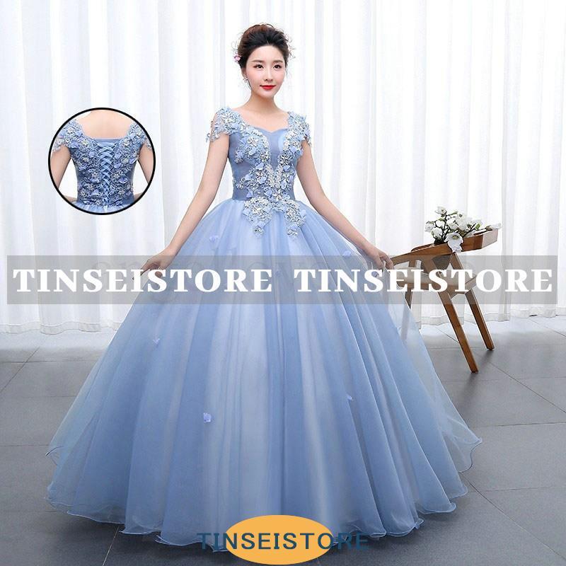 新作 カラードレス ロングドレス二次会 パーティードレス 花嫁 ウェディングドレス コンサート 披露宴 結婚式 演奏会ステージ衣装 おしゃれ :yyt-950-moj252:TINSEIヤフー ...