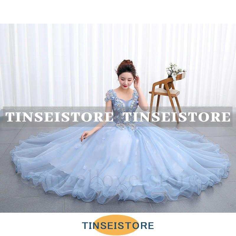 新作 カラードレス ロングドレス二次会 パーティードレス 花嫁 ウェディングドレス コンサート 披露宴 結婚式 演奏会ステージ衣装 おしゃれ :yyt-950-moj252:TINSEIヤフー ...