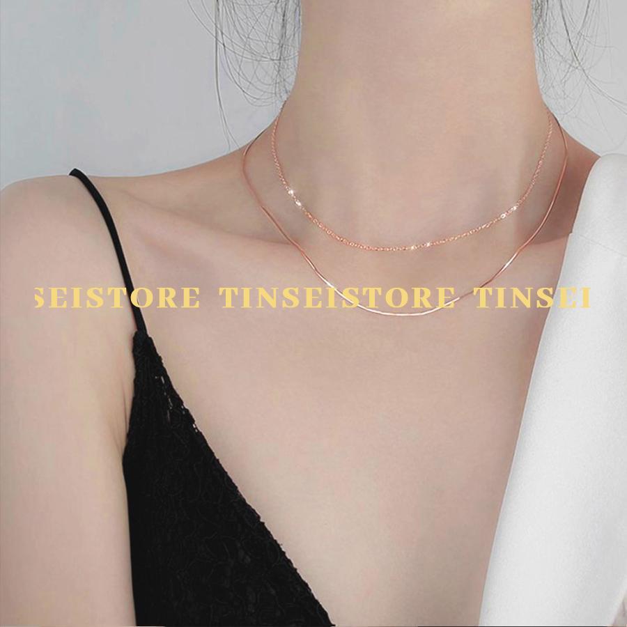 チョーカー 2連チェーンネックレス【ネコポス可】 : TINSEIヤフー店 - 通販 - Yahoo!ショッピング