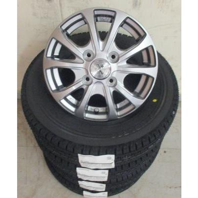 ブリヂストン スタッドレス W300 145/80R12 80/78NとTRG-BAHN2（メタルグレー） 4本セット : w3001458012bahn2mg : タイヤアクセス - 通販 ...